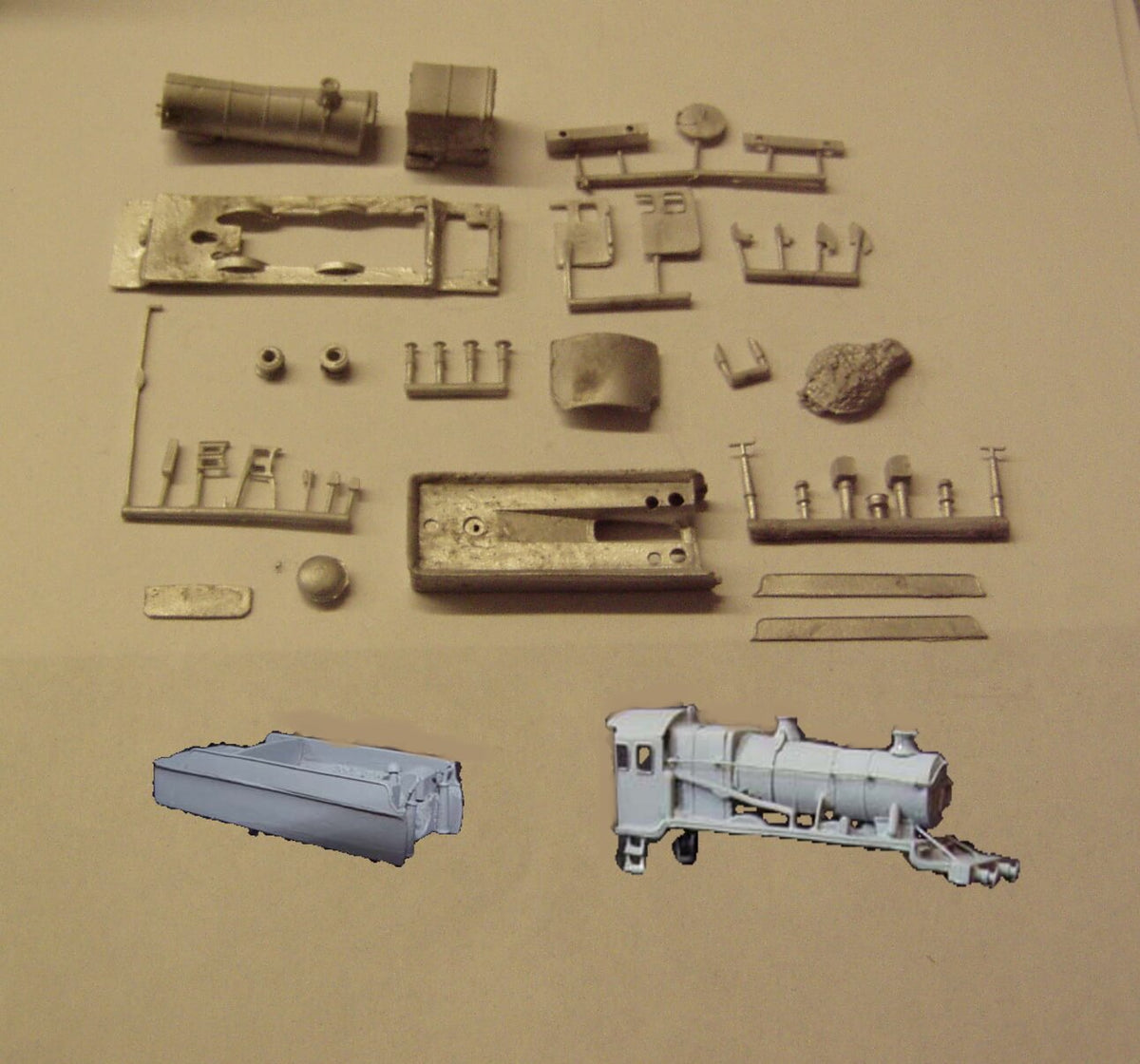 A12 (5) GWR 93xx Collett Mogul and tender - N GAUGE - – PD Marsh Models