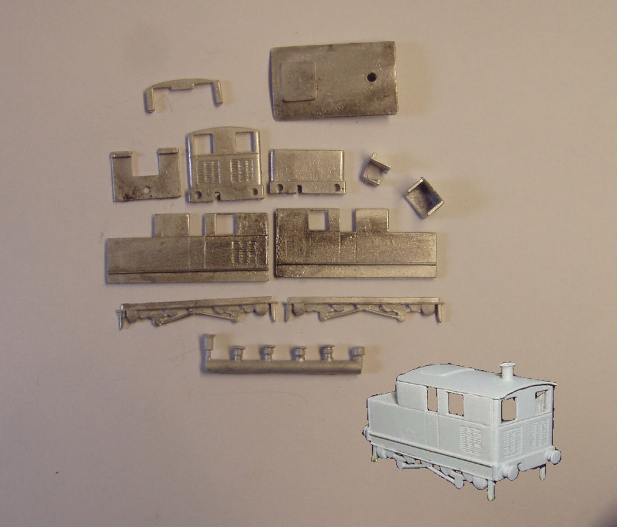 A151 (4) Sentinel steam shunter loco kit - N GAUGE - – PD Marsh Models