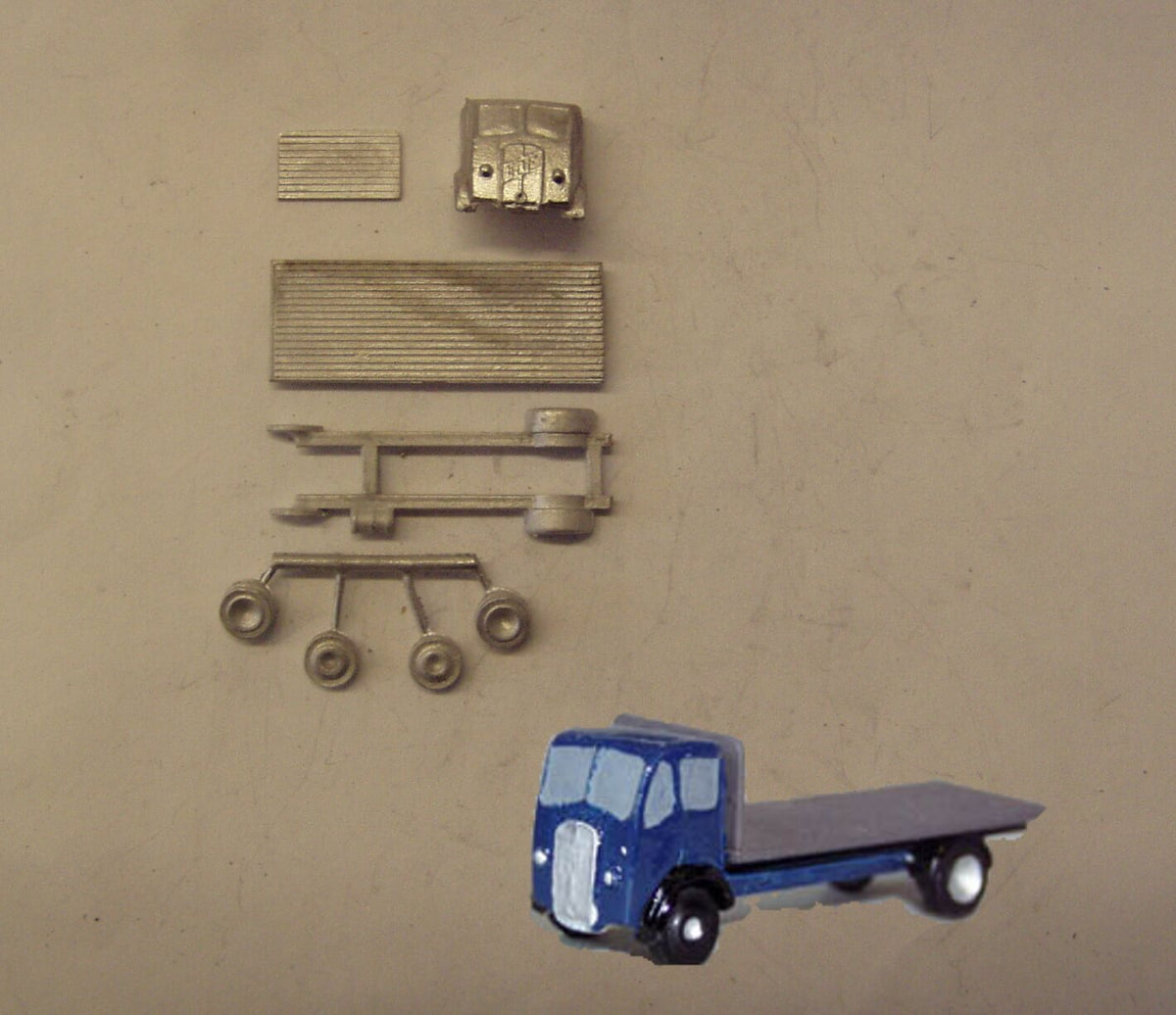 E90 (3) ERF 14'6" flatbed lorry (intro 1948) - N GAUGE - – PD Marsh Models