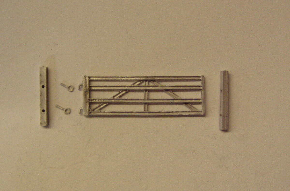 PW174 (3) Large 4 bar metal U section gate (45mm wide) - OO GAUGE ...