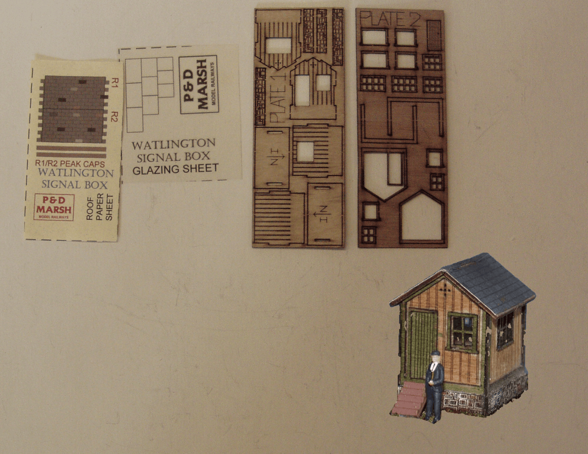 WSBN (4) Watlington signal box (tester model) - N GAUGE - – PD Marsh Models