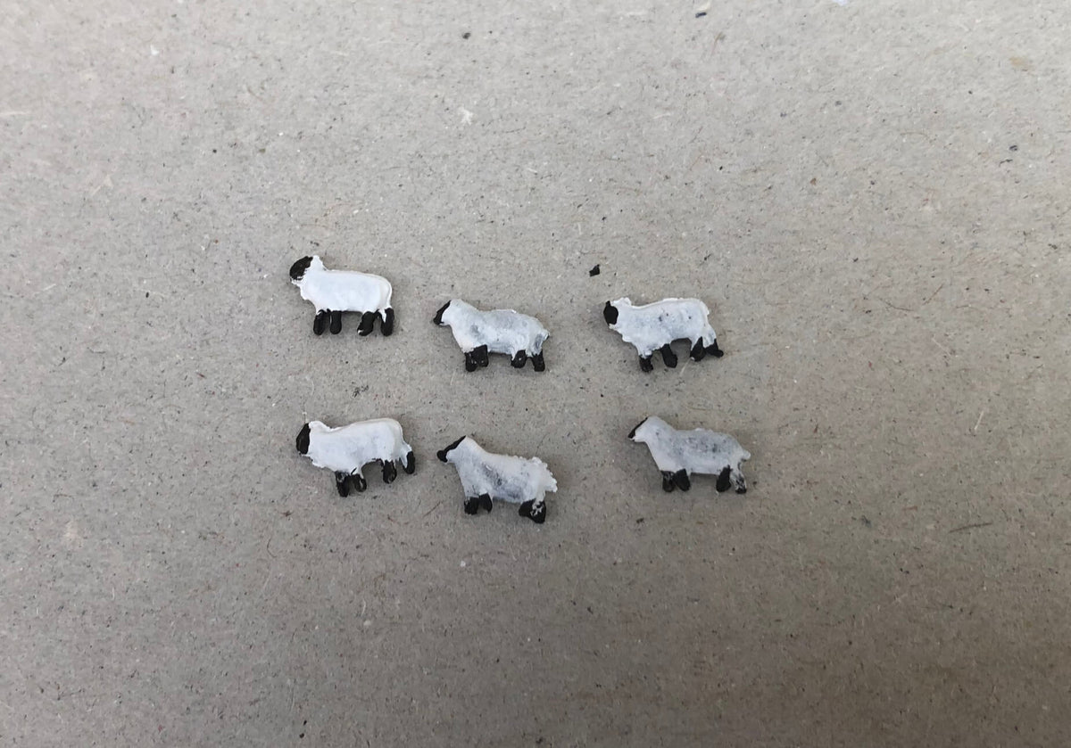 X85 Sheep (6) - N GAUGE - – PD Marsh Models
